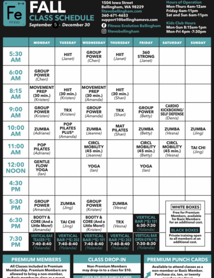 Group Fitness Classes in Bellingham WA | Fitness Evolution